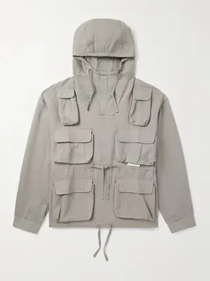 WTAPS Cotton-twill Hooded Overshirt