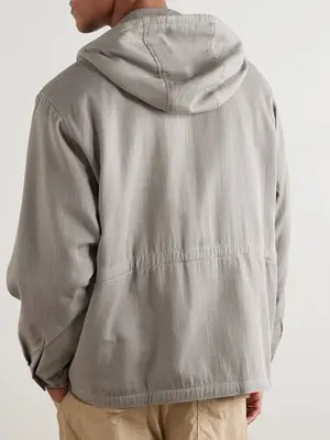 WTAPS Cotton-twill Hooded Overshirt
