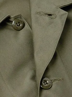 WTAPS Logo-appliquéd Cotton-twill Shirt