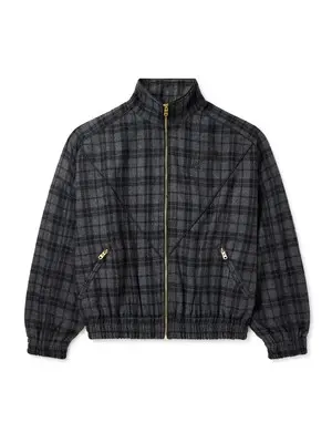 WILLY CHAVARRIA Ruff Rider Wool-blend Jacket - Gray
