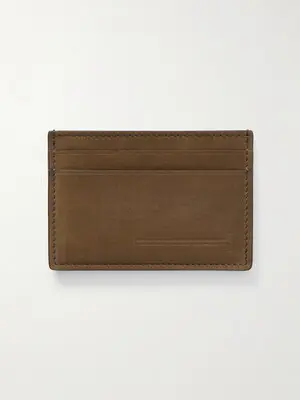 TOM FORD Logo-debossed Nubuck Cardholder