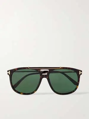TOM FORD Sam Aviator-style Sunglasses - Brown