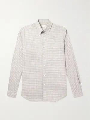 Paul Smith Button-down Collar Checked Cotton Shirt