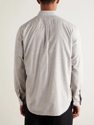 Paul Smith Button-down Collar Checked Cotton Shirt