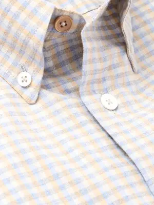 Paul Smith Button-down Collar Checked Cotton Shirt