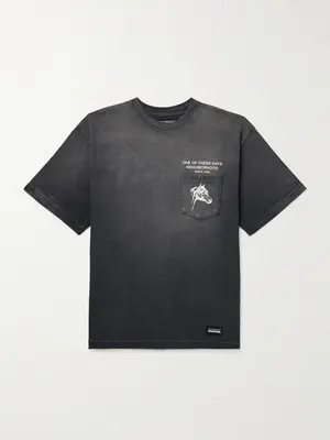 Men's Neighborhood Black T-shirts