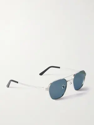 Cartier Santos De Aviator-style Sunglasses
