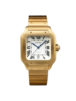 CARTIER Santos De Large Automatic 39.8mm Watch - Gold