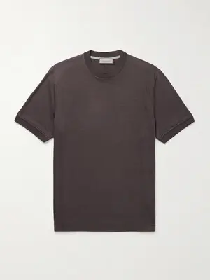 Canali Crewneck T-shirts For Men