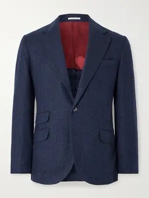 Men's Blue Wool