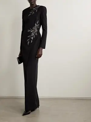 Zuhair Murad Embellished Draped Gown