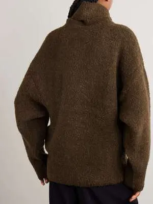 TOTEME Bouclé Turtleneck Sweater