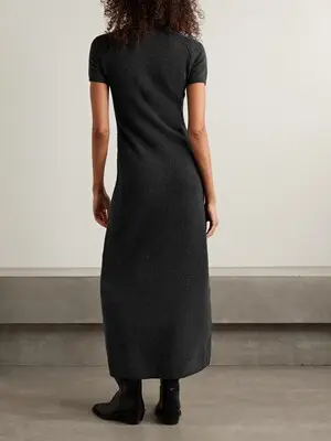 Theory Wool And Cashmere-blend Maxi Dress