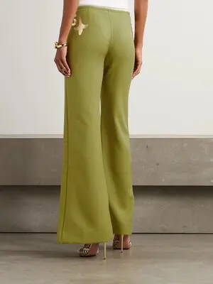 Themis Z Sirin Crepe Flared Pants