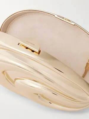 Simkhai Inez -tone Clutch - Gold