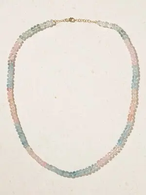 Jia Jia Gold Morganite Necklace - Pink