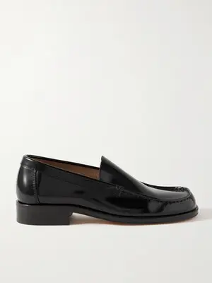 LEMAIRE Glossed-leather Loafers