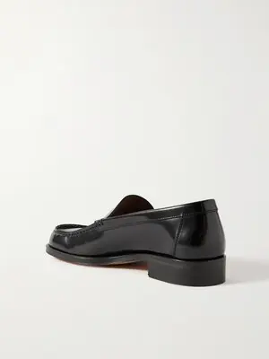 LEMAIRE Glossed-leather Loafers