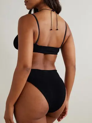 Hunza G Alicia Original Crinkle Bikini - Black