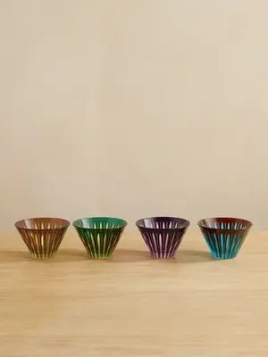 L'Objet Prism Set Of Four Bowls - Multi