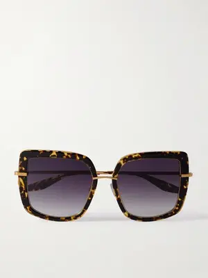 Barton Perreira Margret Square-frame Sunglasses - Tortoiseshell