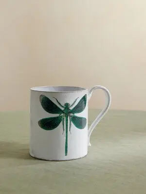 ASTIER DE VILLATTE John Derian Printed Ceramic Mug - White