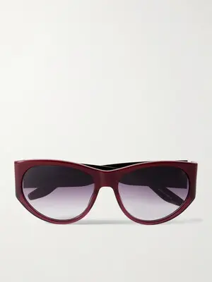 Barton Perreira Cruz Cat-eye Sunglasses - Burgundy