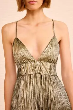 Ulla Johnson Persephone Pleated Cami Gown