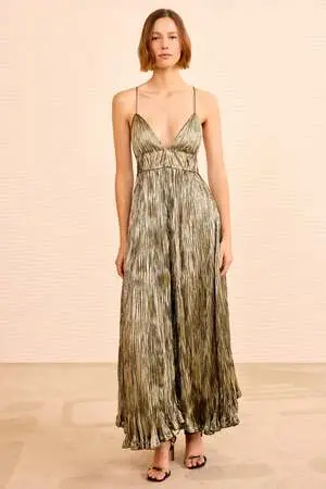 Ulla Johnson Persephone Pleated Cami Gown