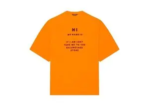 Balenciaga Orange T-shirts For Women