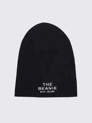 Marc Jacobs Ribbed Knit Beanie - Black
