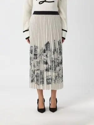 Karl Lagerfeld Printed Midi Skirt