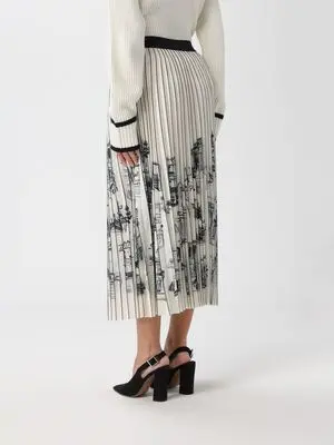 Karl Lagerfeld Printed Midi Skirt