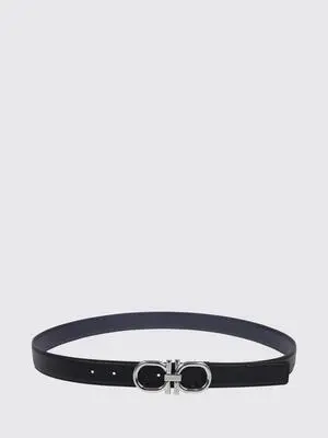 FERRAGAMO Leather Belt - Black