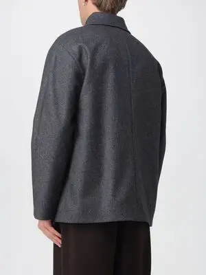 HEVO Double Breasted Coat - Charcoal