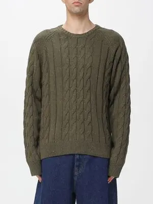 Dickies Cable Knit Crewneck Pullover - Green