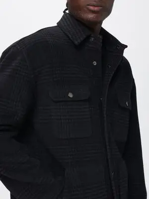 PAOLO PECORA Plaid Collared Jacket