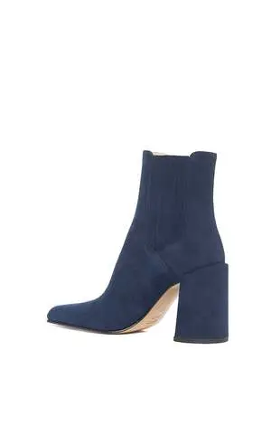 Gabriela Hearst Luke High Heel Ankle Boots - Navy