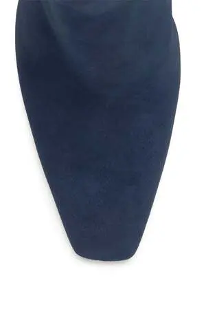Gabriela Hearst Luke High Heel Ankle Boots - Navy