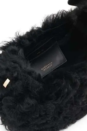 Gabriela Hearst Nina Bag In Shearling - Black