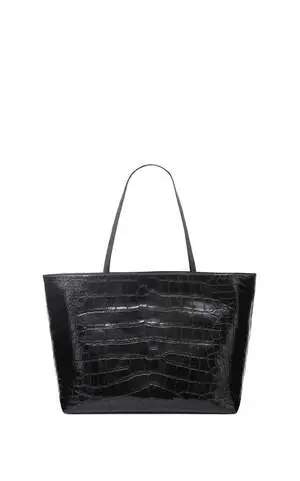 Gabriela Hearst Croco Tote Bag In Crocodile Leather