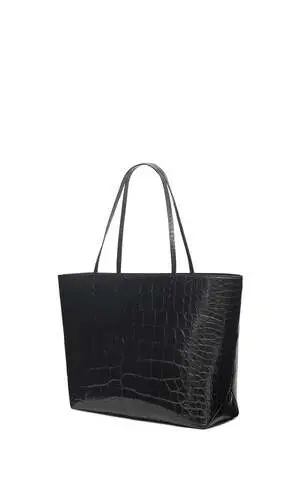Gabriela Hearst Croco Tote Bag In Crocodile Leather