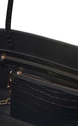 Gabriela Hearst Croco Tote Bag In Crocodile Leather