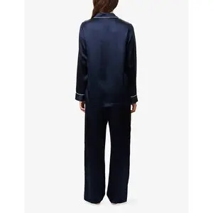 Derek Rose Bailey Relaxed-fit Silk Pyjama Set
