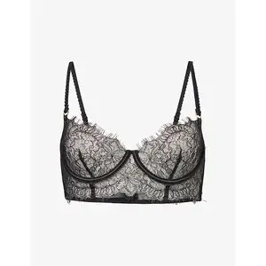 Bluebella Camelia Wired Lace Bra - Black