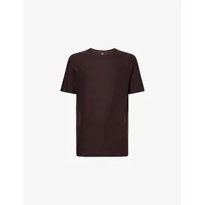 Vuori Strato Tech Short-sleeve Stretch-woven T-shirt - Raisin Heather