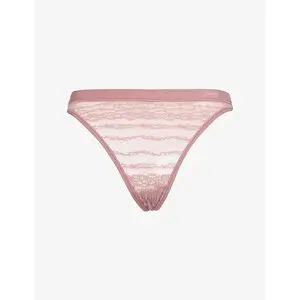 SLOGGI Free Evolve Mid-rise Lace Thong - Date Night Pink