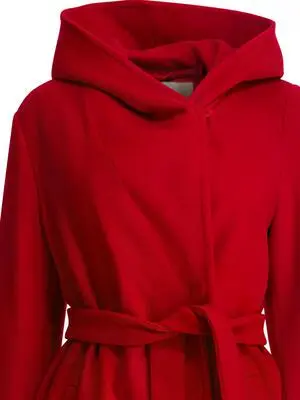 Herno Hooded Belted Double-breasted Coat