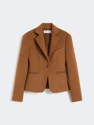 Max Mara Draped Baby Camel Zibeline Jacket