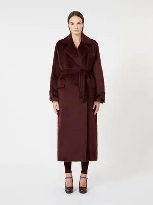 Max Mara Long Wool And Alpaca Coat